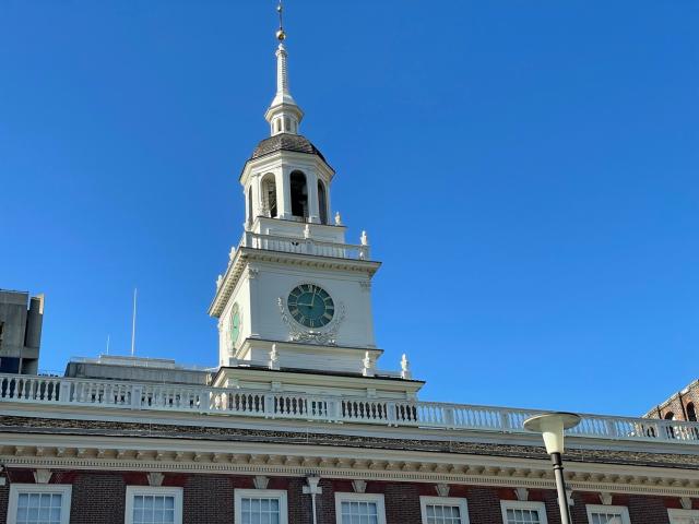Independence Hall At Night